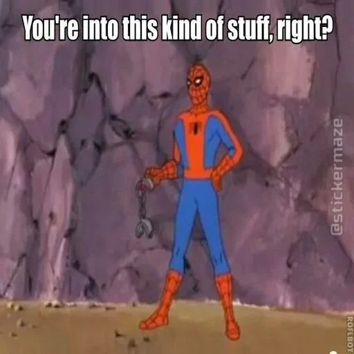 Spider Man Memes Telegram video stickers