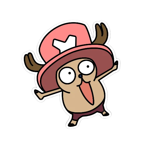 4 Telegram Sticker 😱 from «Chopper» pack