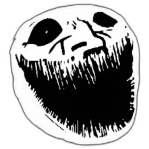 Стикеры Telegram «trollface»