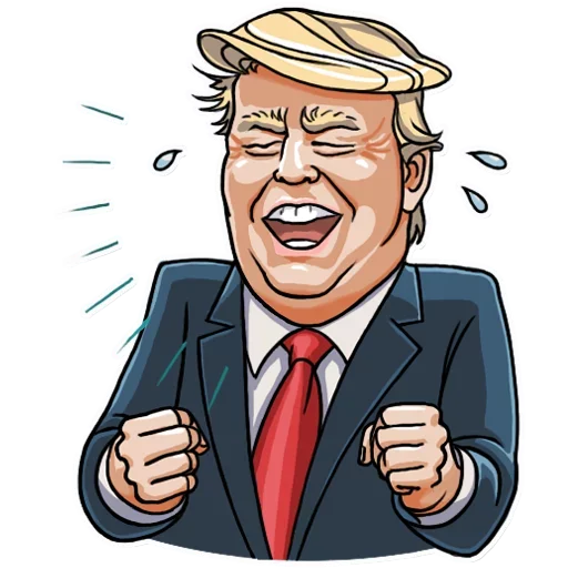 Telegram stickers trump