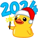 Duck Animated telegram stickers