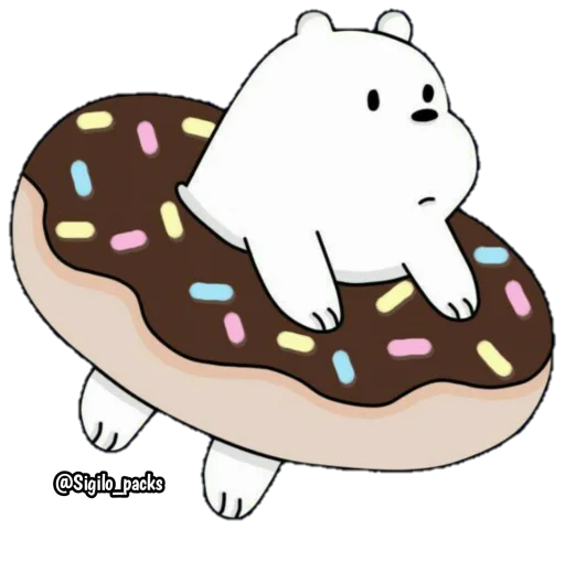 15 Telegram Sticker 🍩 from «Bear» pack