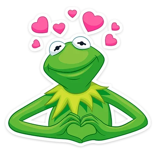 Кермит Telegram stickers