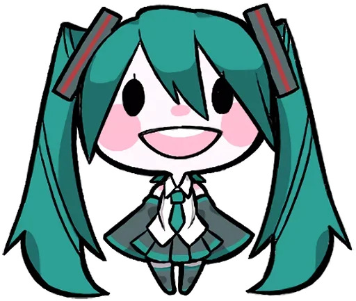 3 Telegram Sticker 👍 from «Hatsune Miku» pack
