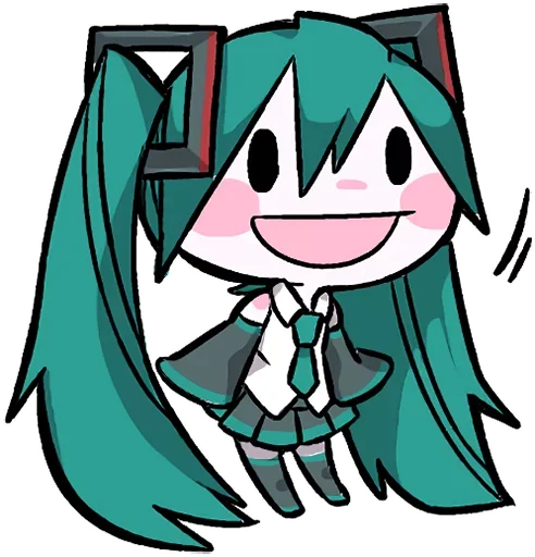 11 Telegram Sticker 👍 from «Hatsune Miku» pack