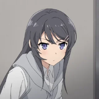 Mai Sakurajima Telegram video stickers