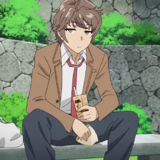 Sakuta Azusagawa Telegram video stickers