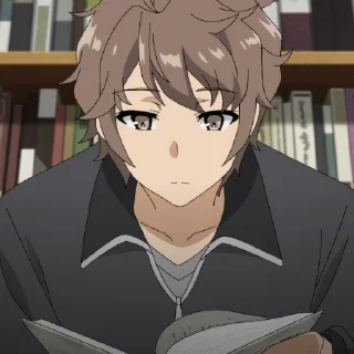 Sakuta Azusagawa Telegram video stickers