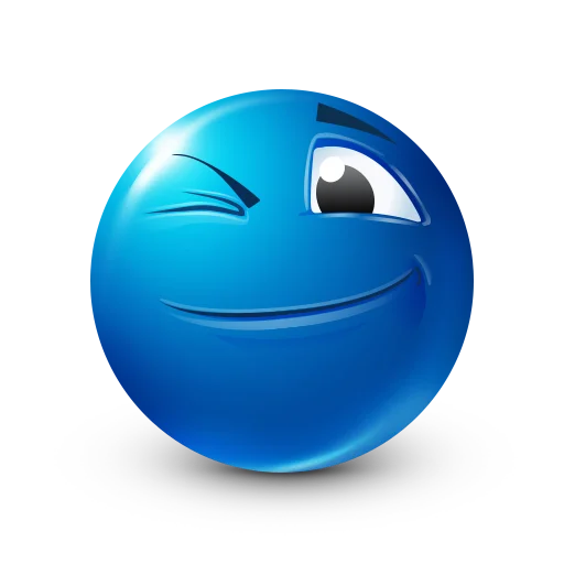 Blue faces Telegram stickers