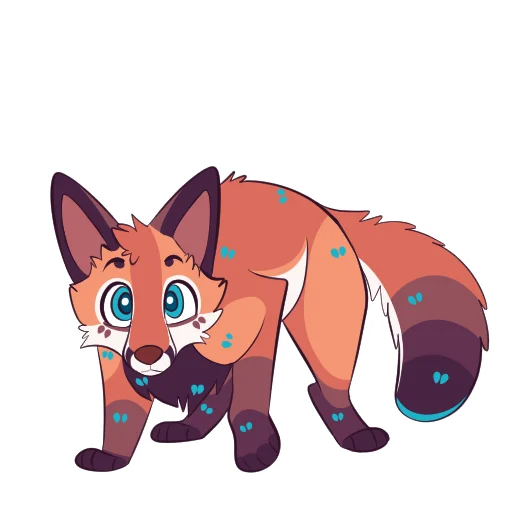 4 Telegram Sticker 😯 from «Wilde Fox» pack